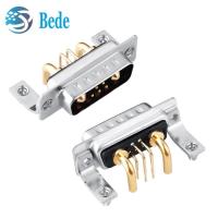 China 7W2 Coaxial D-Sub Right Angle/Straight Pins High Current Connector Combo DB for sale