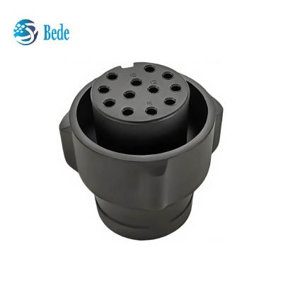 China IMC26-2212X Circular Connector, 12-pin Circular Male Plug with Snap-on Design for sale