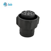 China IMC26-2212X Circular Connector, 12-pin Circular Male Plug with Snap-on Design for sale