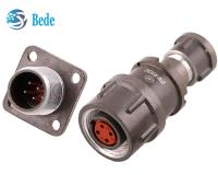 China MIL Circular Connector Russian 2PM Standard with Threaded Connection Glass-Sintered Insulation and High-Temperature Resistance for sale
