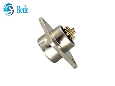 China CM10 10Pins DDK Square Flange IP67 Waterproof Circular Connector with Solder Termination for sale