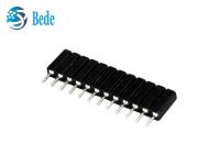 China 1x12Pin 2.54mm Pitch Single Row Stright Female Header SIP Socket for sale