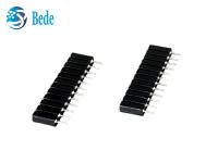 China 1x12Pin 2.54mm Pitch Single Row Stright Female Header SIP Socket for sale