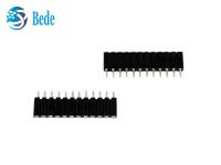 China 1x12Pin 2.54mm Pitch Single Row Stright Female Header SIP Socket for sale