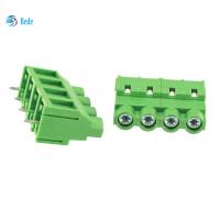 China Wire to Board Terminal Block 2 and 3 Position Phoenix MKDS 5/2‑6.35 300V 20A Green for sale