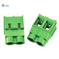 China Wire to Board Terminal Block 2 and 3 Position Phoenix MKDS 5/2‑6.35 300V 20A Green for sale