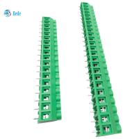 China Wire to Board Terminal Block 2 and 3 Position Phoenix MKDS 5/2‑6.35 300V 20A Green for sale