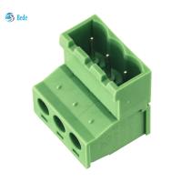 China Plug-in Terminal Block Wire To Wire Male 300V 10A Alternative IC 2.5/ x-ST-5.08 for sale