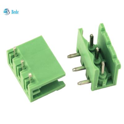 China 5.08mm PCB Male Header Terminal Block Replacement BCH-508HS-x GN & BCH-508VS-x GN 12A 320V for sale