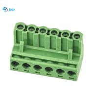 China Inline Female Wire Connector Pluggable Terminal Blocks 2~24pins 2EDGR-5.08 for sale