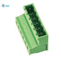 China Plug-in terminal block Inline Male Wire Connector 2EDGKR-5.08 300V 15A for sale