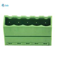 China Plug-in terminal block Inline Male Wire Connector 2EDGKR-5.08 300V 15A for sale