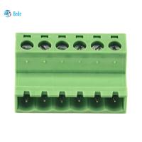 China Plug-in terminal block Inline Male Wire Connector 2EDGKR-5.08 300V 15A for sale