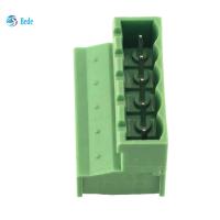China Plug-in terminal block Inline Male Wire Connector 2EDGKR-5.08 300V 15A for sale