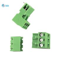 China 2EDGK-5.08 Straight Pin PCB Header PCB Terminal Block Green 2~24pins 320V 15A for sale