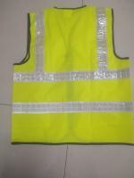 China PVC Reflective Safety Vest High Visibility Construction Safety Vest 120 Grams for sale