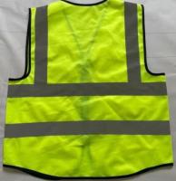 China Green Hi Vis Safety Vest 110g 80g Safety Vests With Pockets for sale