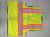 China 120G Fluorescent Security Safety Vest High Visibility Vest With Logo for sale