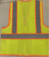 China Four Pocket Hi Vis Mesh Reflective High Visibility Mesh Vest for sale