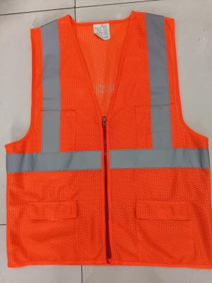 China 1H  2V Net Safety Vest Net 120 Grams Hi Vis Vest Mesh M-3xl Size for sale