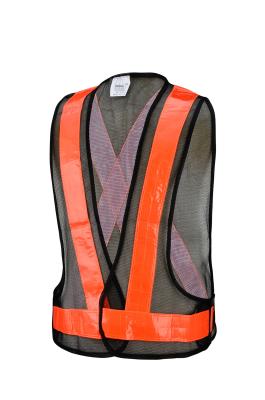China V Shape Tape Safety Vest Net Construction Mesh Safety Vest With Logo for sale