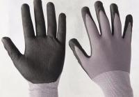 China Nitrile  coated work gloves  15 gauge nylon spandex liner coated Nitrile mirco foam   working gloves for sale