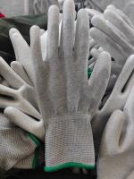 China Lightweight White PU Coated Gloves Size 8 Size 9 Size 10 PU Work Gloves for sale