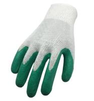 China Green All Purpose Latex Grip Gloves Durable Bulk Latex Grip Gloves for sale