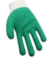 China Green All Purpose Latex Grip Gloves Durable Bulk Latex Grip Gloves for sale