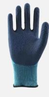 China Oil Proof Double Dipped Latex Coated Gloves Anti Slip Waterproof Safety Hand Gloves for sale