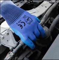China Cold Weather Work Gloves Crinkle Latex Coated Gloves 22cm 23cm 24cm 25cm 26cm 27cm for sale