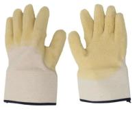 China Open Back Latex Coated Gloves Half Coated Latex Builders Gloves for sale