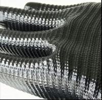 China 13  Gauge Nitrile Coated Gloves U3 Polyester Nylon Coated Gloves Zebra Liner for sale