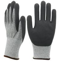 China Antiskid Sandy Cut 5 Gloves Nitrile Frosted XL Cut Resistant Work Gloves for sale