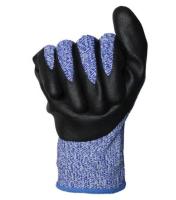 China Nitrile Coated A5 Cut Resistant Gloves En388 Cut Proof Work Gloves for sale