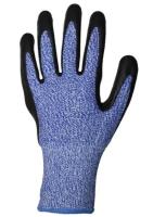 China Nitrile Coated A5 Cut Resistant Gloves En388 Cut Proof Work Gloves for sale