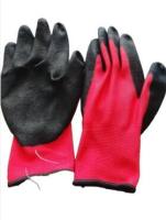 China OEM Anti Slip Nitrile Coated Work Gloves Winter Work Gloves Black Blue for sale