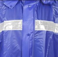 China Thickened Work Wear Rain Gear Vulcanization Rubberized Worker Raincoat for sale