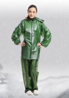 China Full PVC Rubber Raincoat Suits 100% Waterproof Rain Coat Men Work for sale