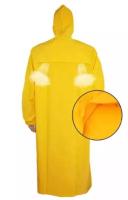 China 1pc Long Hi Vis Raincoat Breathable Full Length Hi Vis Raincoat For Workers for sale