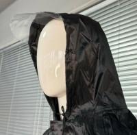 China OEM Black Mens Work Rain Coat Heavy Duty Rain Suits For Work for sale