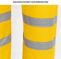 China PVC High Visibility Raincoat Jacket Pants Custom Reflective Rain Coat for sale