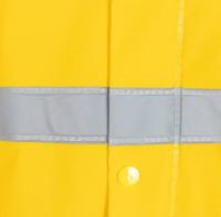 China PVC High Visibility Raincoat Jacket Pants Custom Reflective Rain Coat for sale