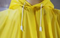China Yellow Rain Coat Overalls Hooded Hi Vis Rainwear Heavy Duty PONCHO for sale