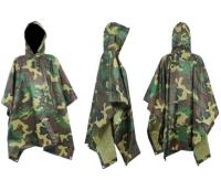 China Camouflage Raincoat Workwear Poncho Outdoor Construction Worker Rain Gear for sale