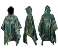 China Camouflage Raincoat Workwear Poncho Outdoor Construction Worker Rain Gear for sale