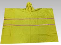 China Rose Waterproof Poncho With Hood Reflective Oxford Women'S Work Raincoat for sale