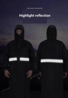 China Waterproof Long Men'S Construction Rain Coat Traffic Work Oxford PVC Material for sale
