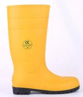 China Waterproof Safety Rubber Boots Steel Toe Rain Boots Mens Puncture Resistant for sale