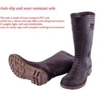 China Easy Dry Steel Toe Rainboots Mens Work Rain Boots For Spring Summer for sale